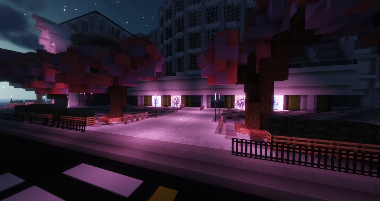 Ultra-Modern Commercial Complex Minecraft Map