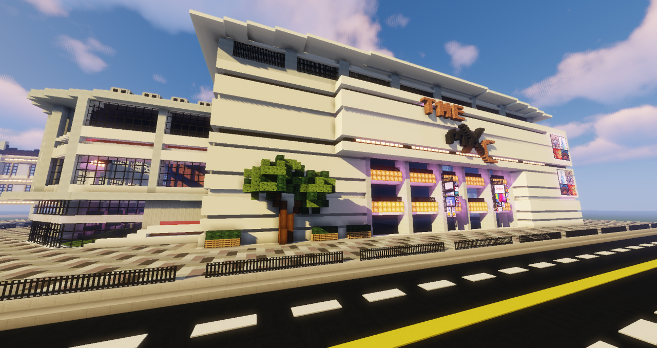 Ultra-Modern Commercial Complex Minecraft Map