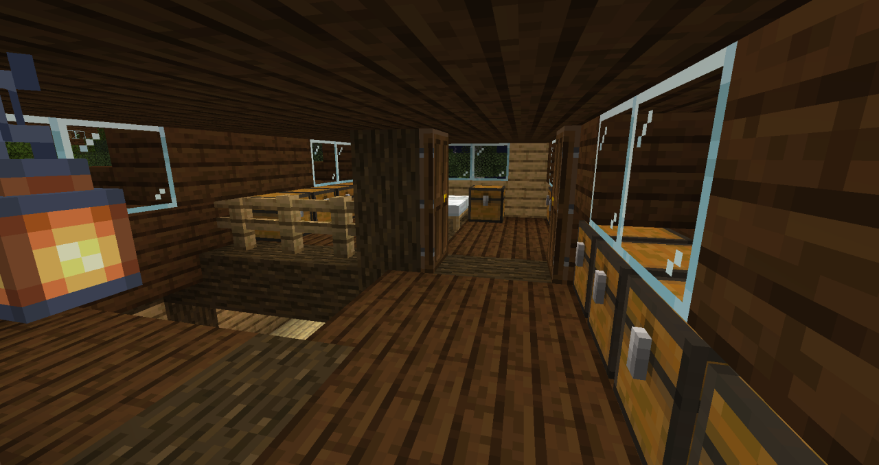 medium low pitch roof house Minecraft Map