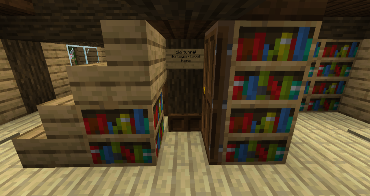 medium low pitch roof house Minecraft Map