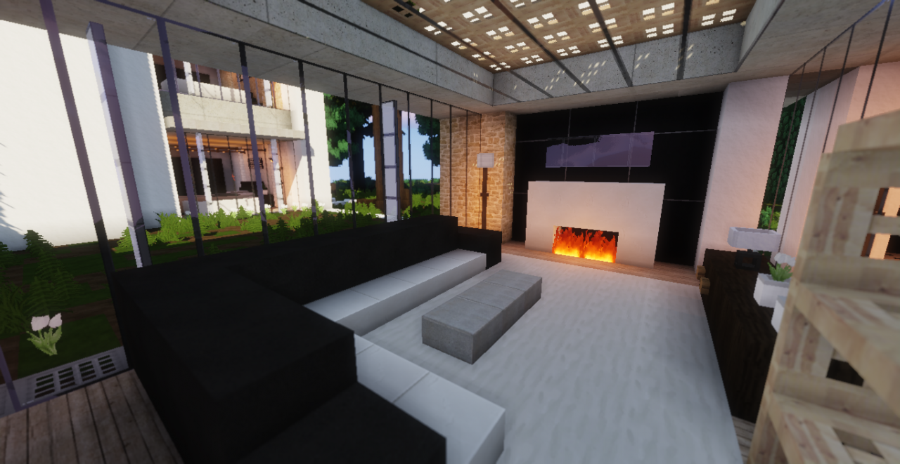Slate | Riverside Contemporary House | Dalewood Minecraft Map