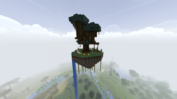 Floating island Minecraft Map