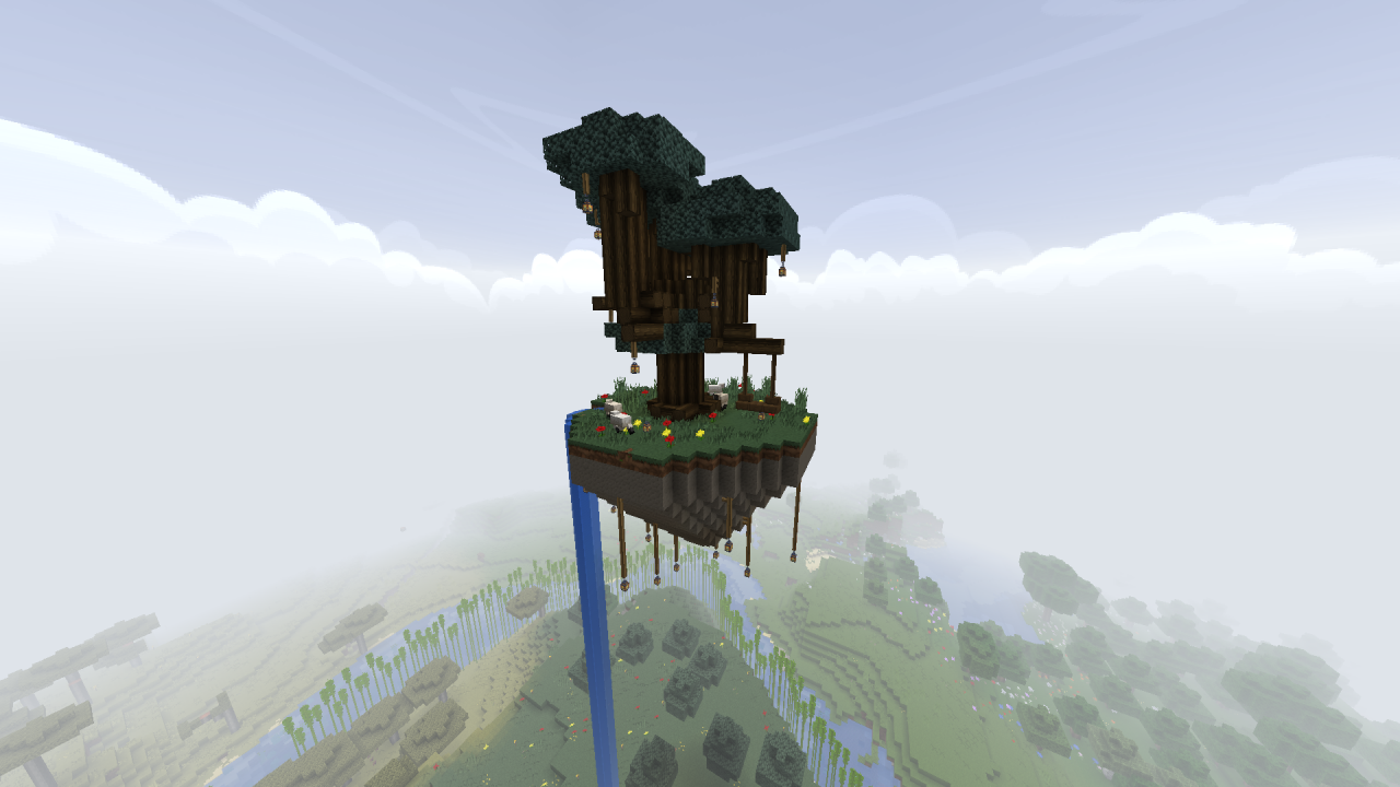 Floating island Minecraft Map
