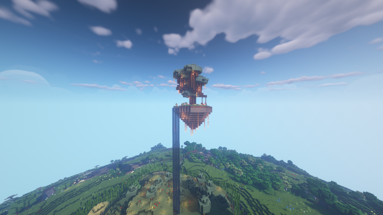 Floating island Minecraft Map