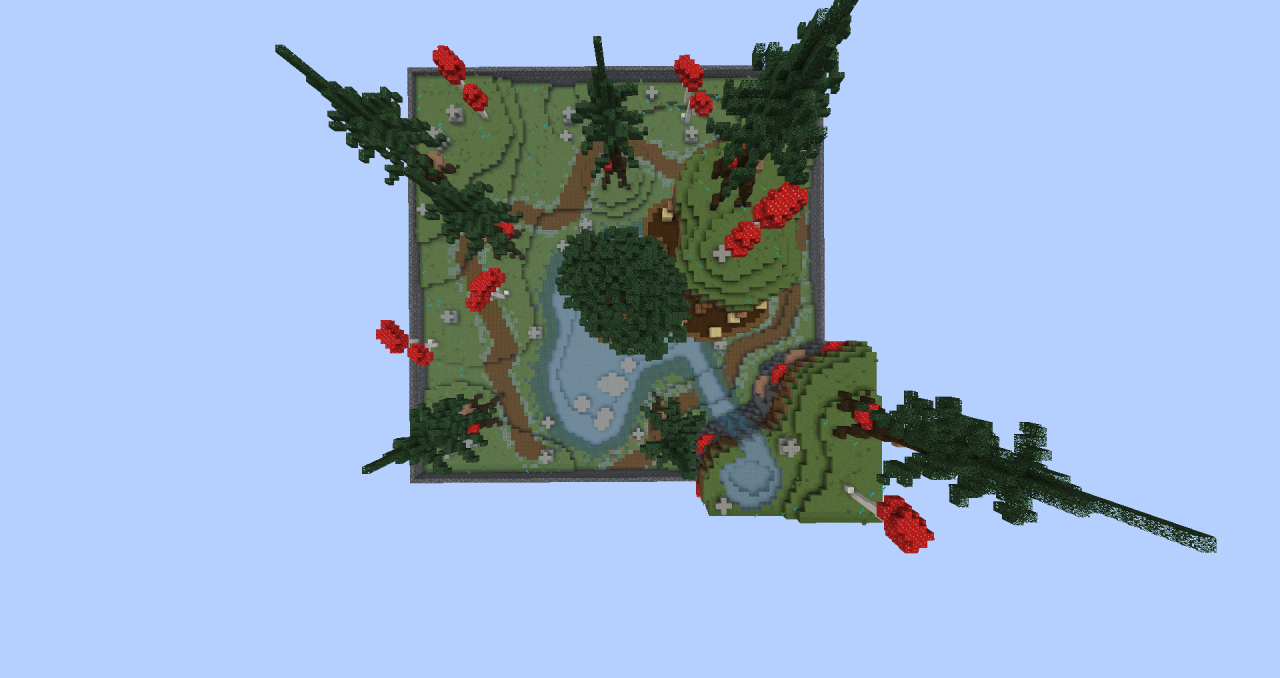 Fungal Forest | HCF Spawn [100x100] | 1.8+ Minecraft Map