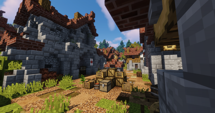 Medieval town Aramor Minecraft Map