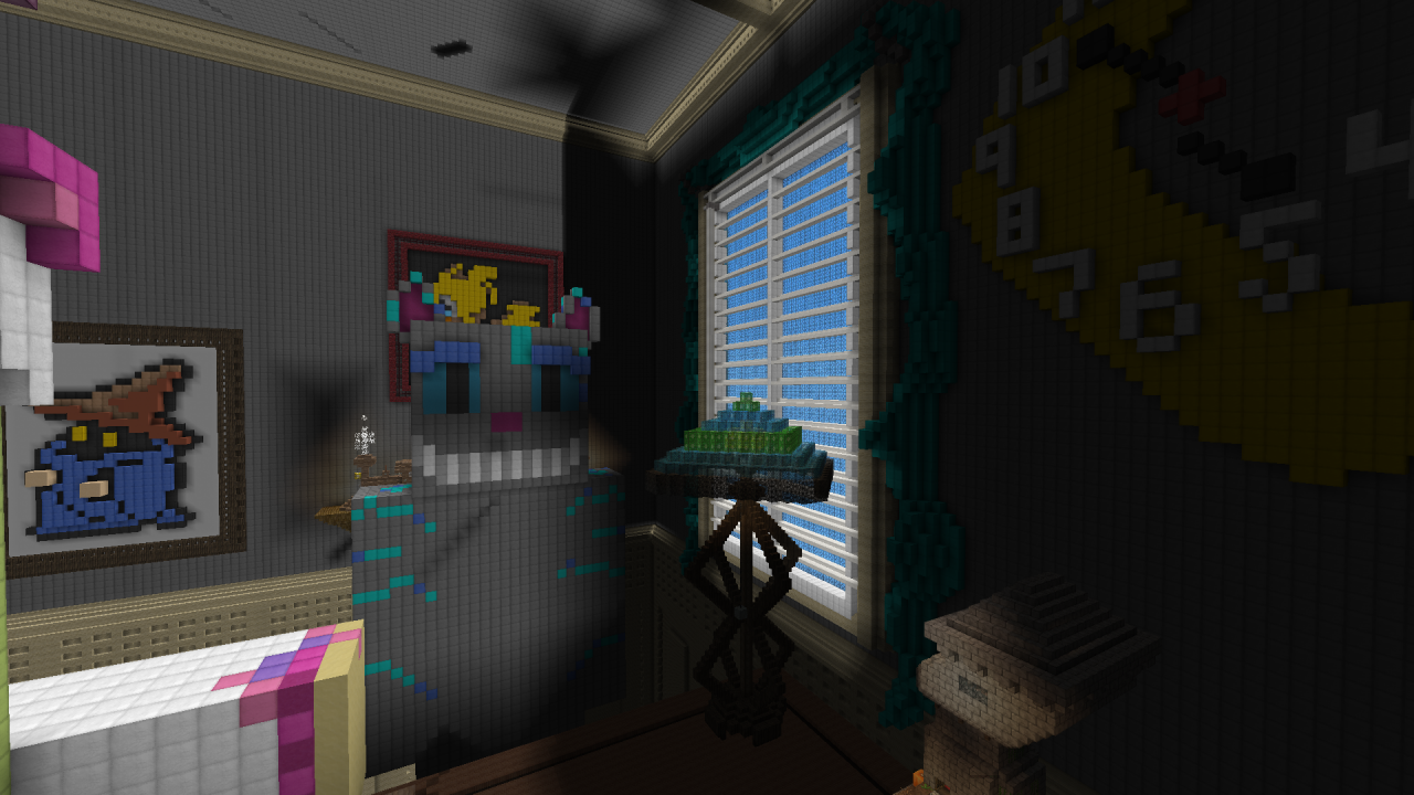 Large Scale Room Minecraft Map
