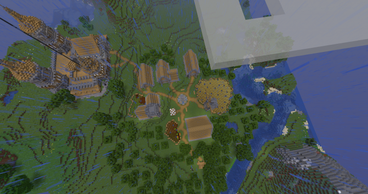 The Rustic Town I Have Started Building! Minecraft Map
