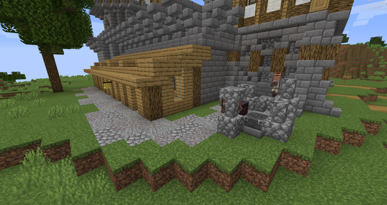 The Rustic Town I Have Started Building! Minecraft Map