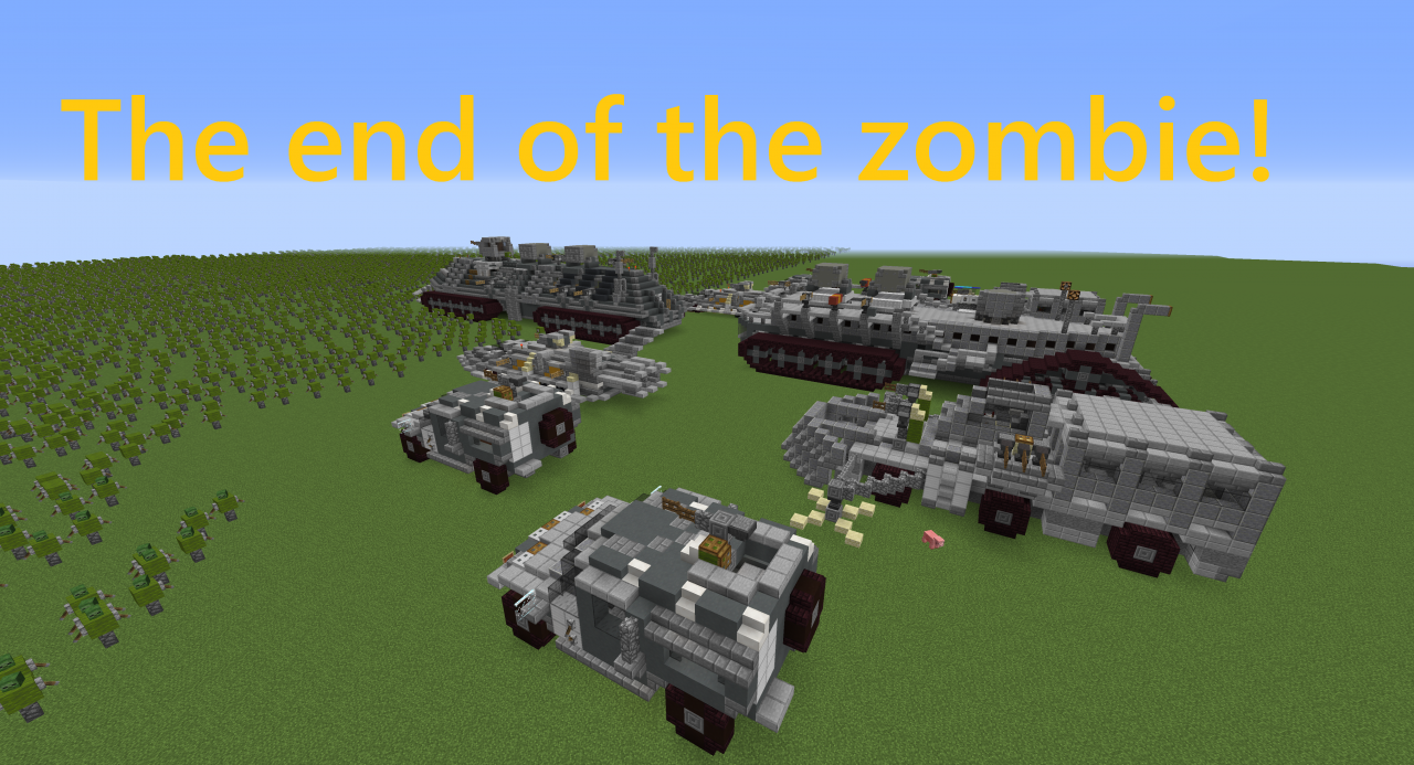 The end of the zombies！ Minecraft Map