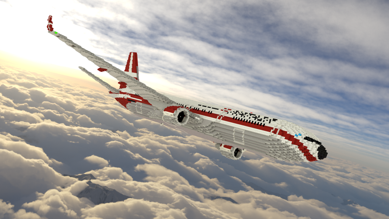 Boeing 767-300ER w/ Custom Livery (NATAIR) Minecraft Map
