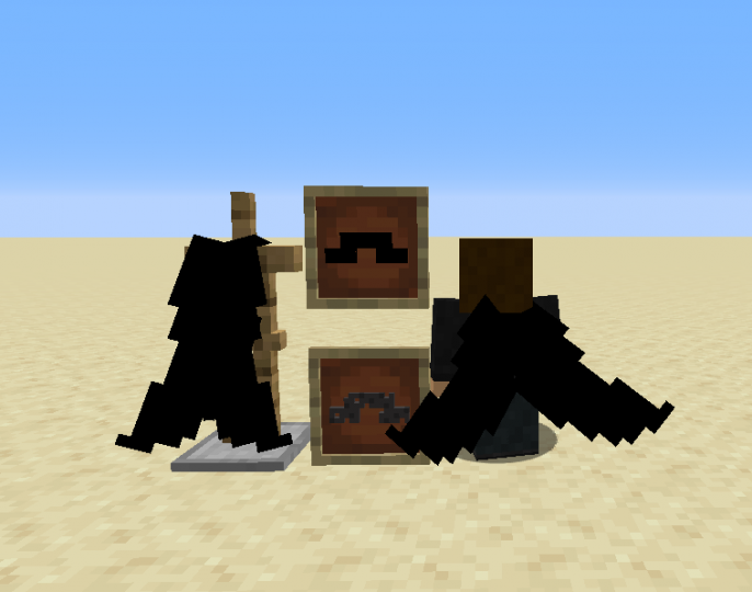 Mumbo Jumbo's Mustache Elytra Vanilla Add-On Minecraft Texture Pack