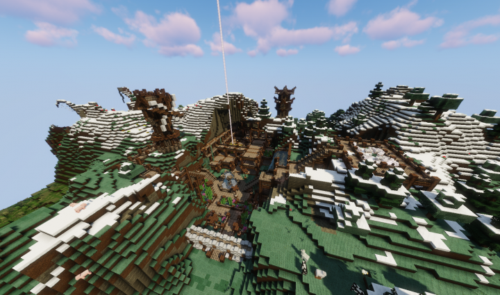 Mountain City Minecraft Map