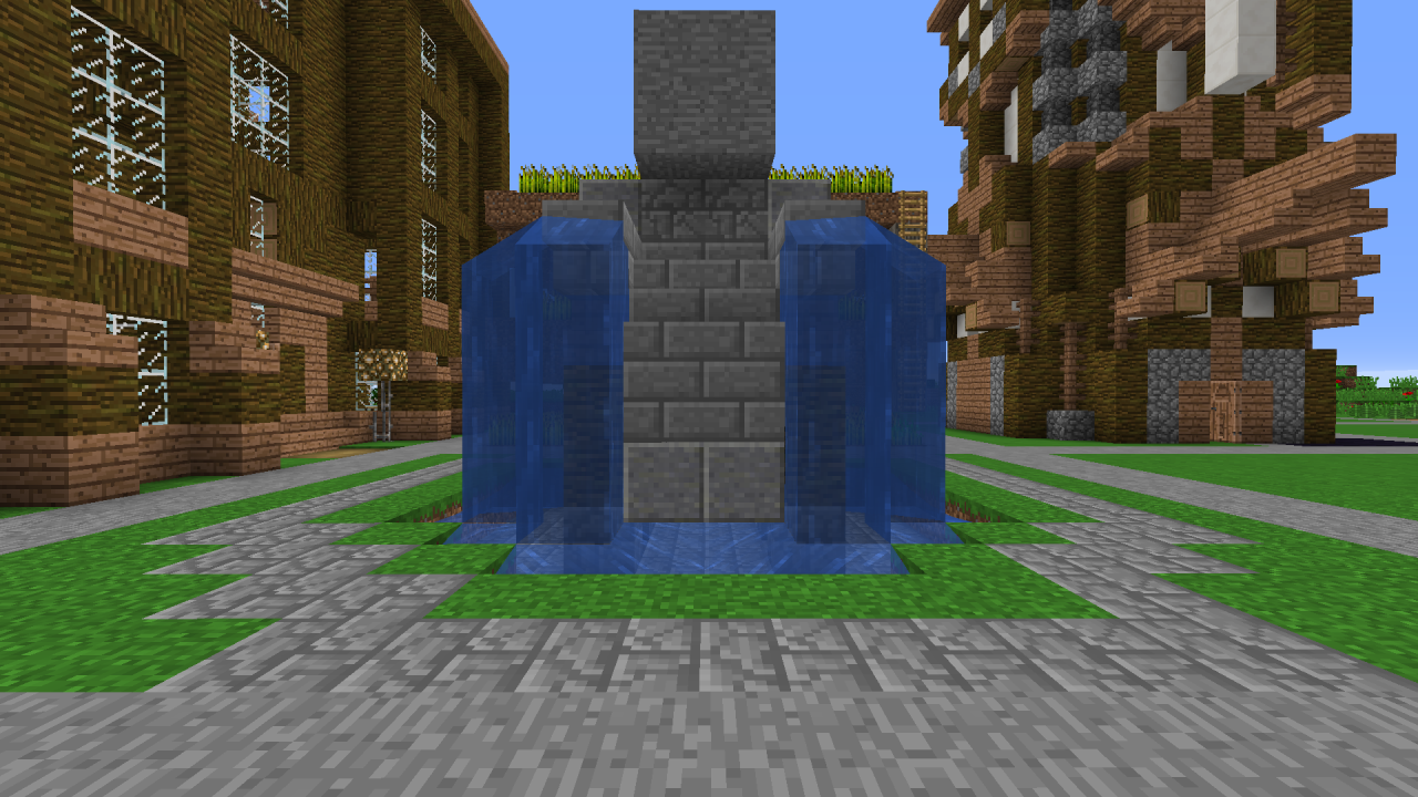 Simple Water Statue Minecraft Map