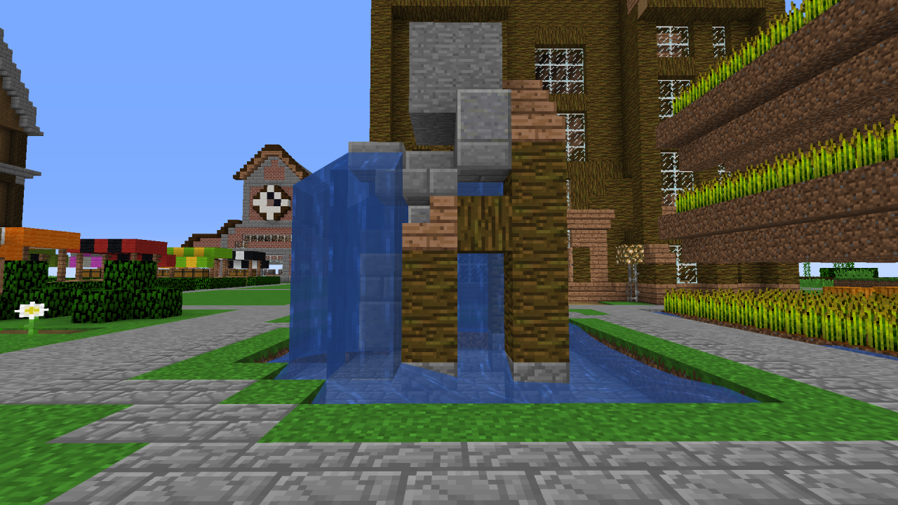 Simple Water Statue Minecraft Map