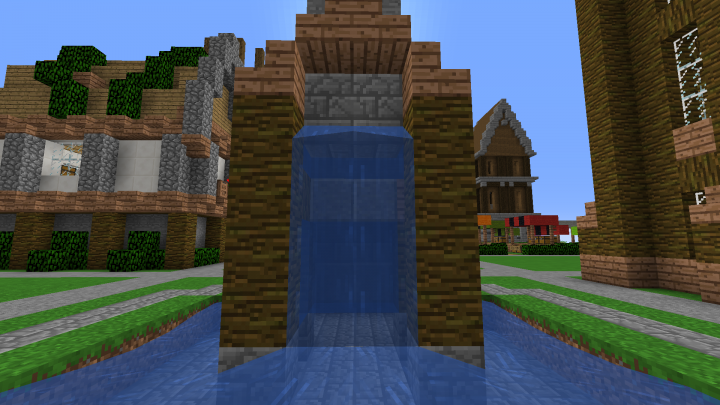 Simple Water Statue Minecraft Map