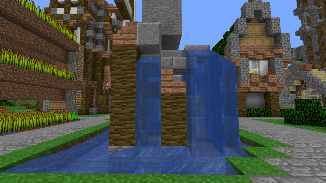 Simple Water Statue Minecraft Map