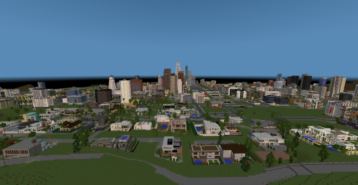Los Angeles map Minecraft Map