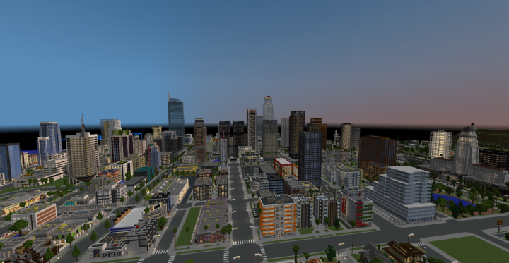 Los Angeles map Minecraft Map