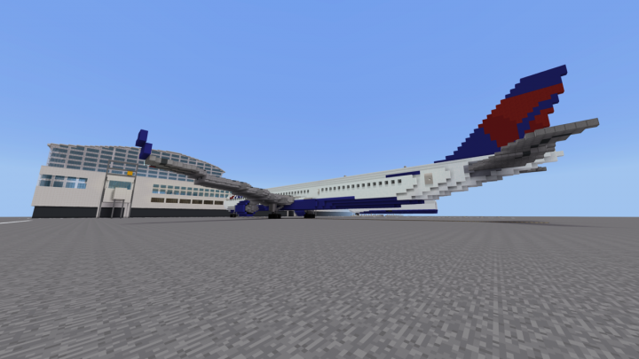 Delta Airlines Airbus A330-300 At JFK Terminal 4 Minecraft Map