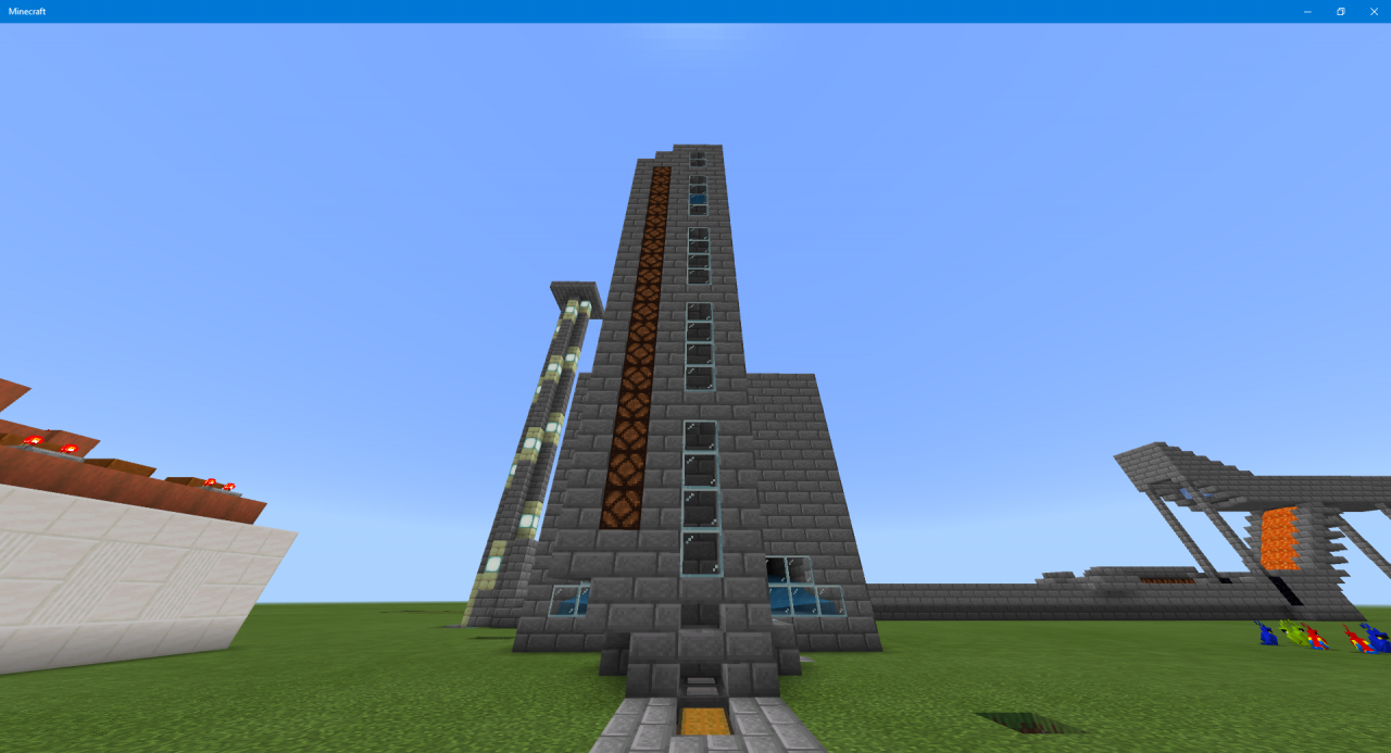 Boat """"Elevator"""" ; Mob Spawner Farm ; Water Fall Troll ; Parrots ...