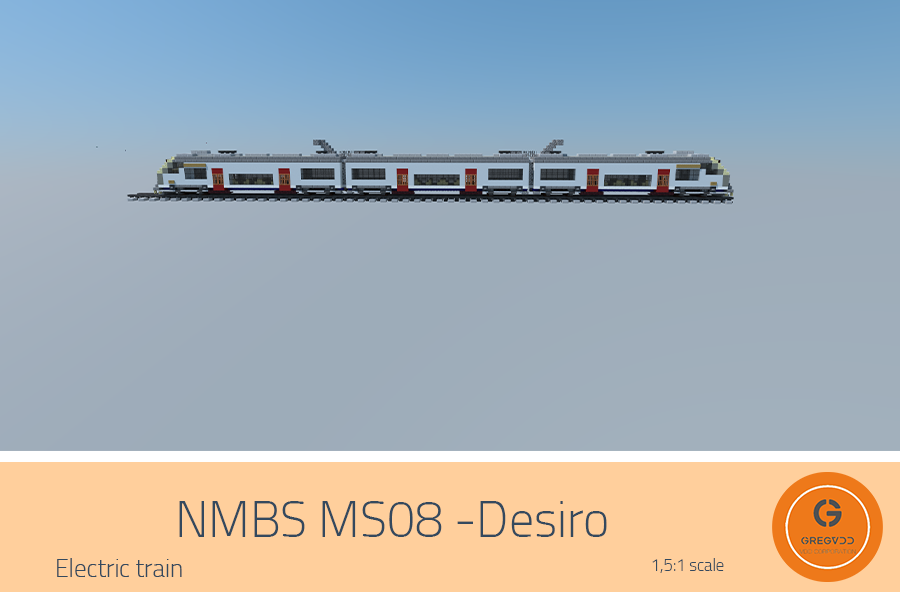 NMBS MS08 - SIEMENS DESIRO Minecraft Map