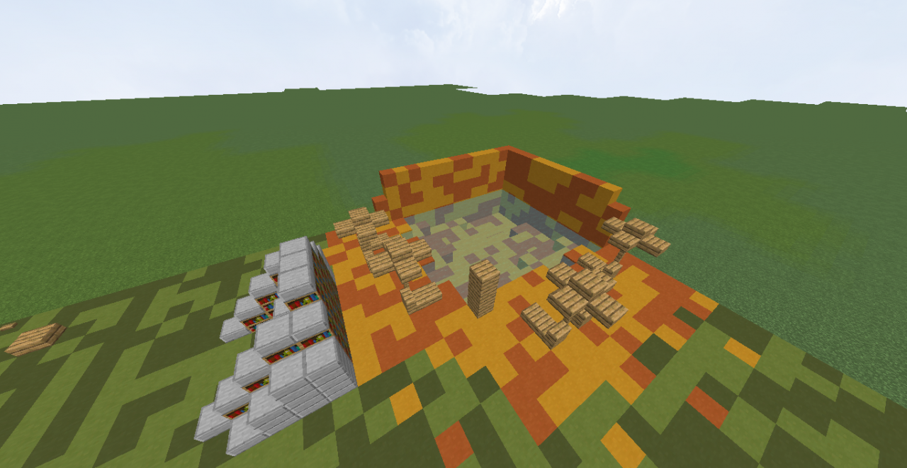 THE PIT MAP: RUNPIT - (1.8-1.8.9) Buttons, Base and MORE! Minecraft Map