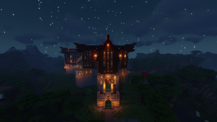 Dark Oak Mansion Minecraft Map