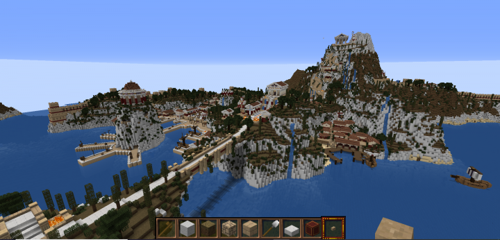 Archipelago of Greek Gods Minecraft Map