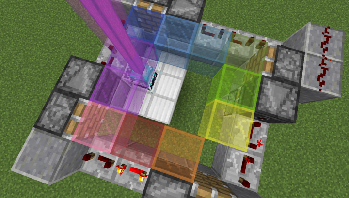 Compact Color-Changing Rainbow Beacon 1.13+ Minecraft Map
