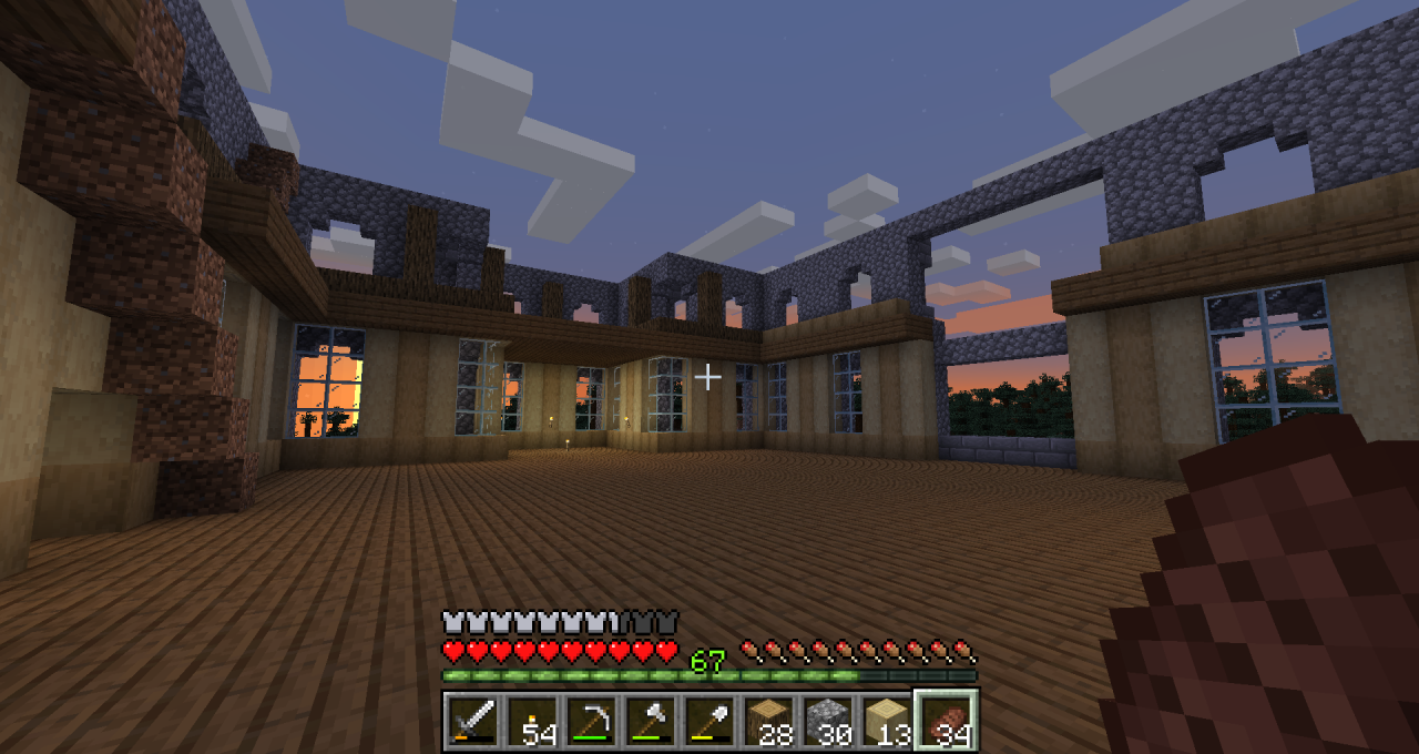 Mansion Base - Built in Survival Minecraft Map