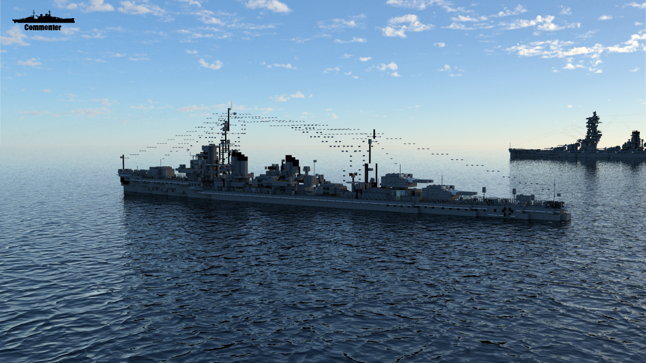 IJN Yugumo class 1:1 Scale Minecraft Map