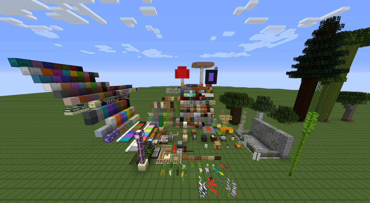 Simple and clean textures for all placable blocks 1.14 Minecraft ...