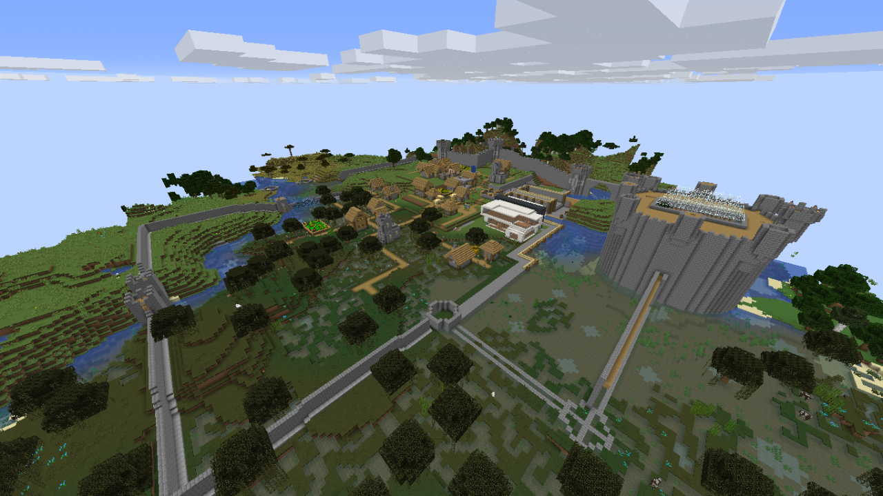 MegaVillage bDRPC Minecraft Map