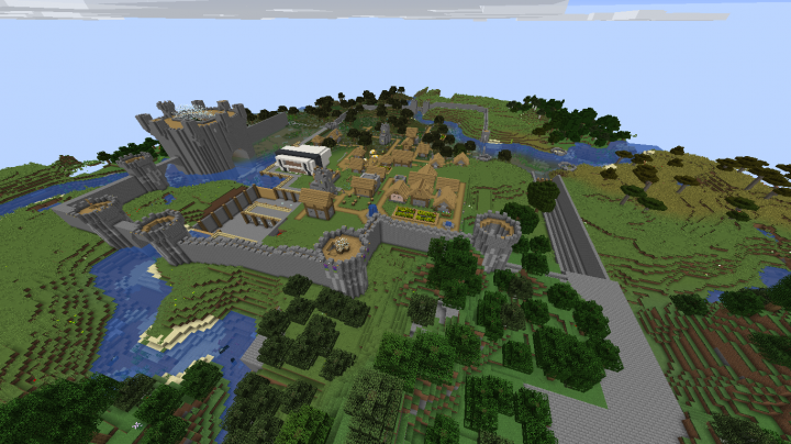 MegaVillage bDRPC Minecraft Map