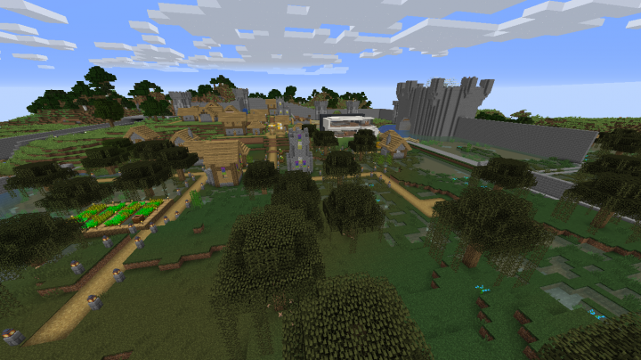 MegaVillage bDRPC Minecraft Map