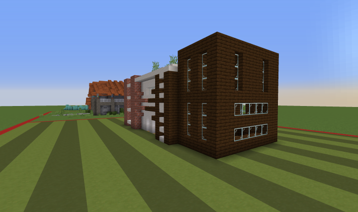 ugly modern house because im bad at building Minecraft Map