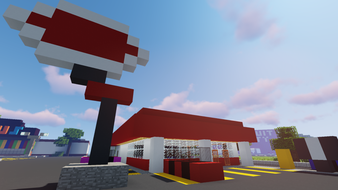 80's Dairy Queen Restaurant Minecraft Map