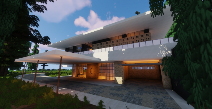 Shade | A Contemporary House Minecraft Map