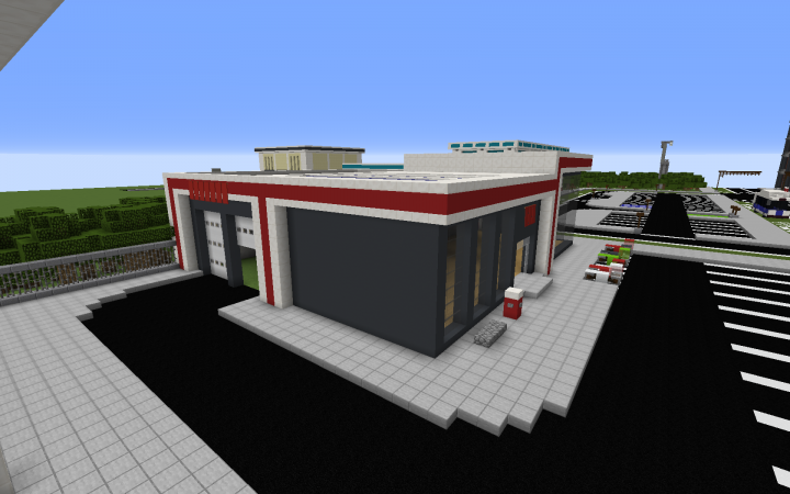 [Modern] Motorbike Dealership Minecraft Map