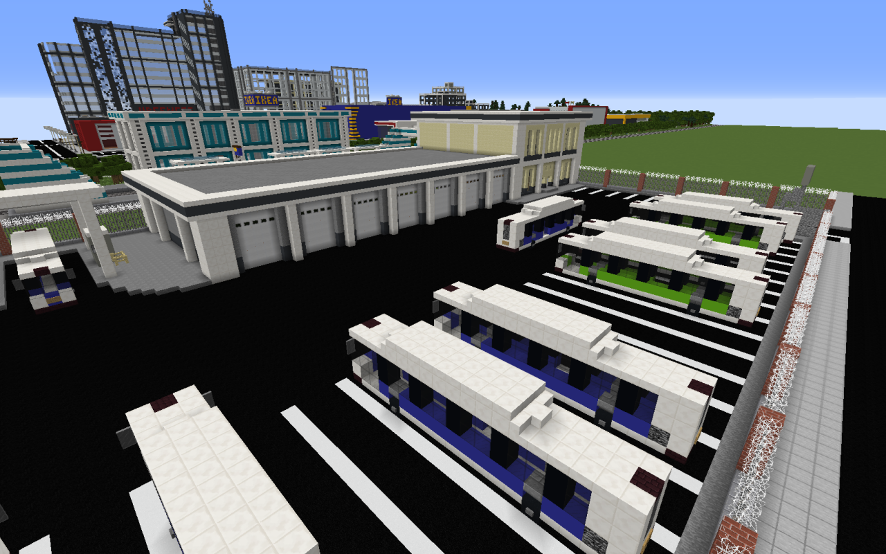 Bus Depot Minecraft Map