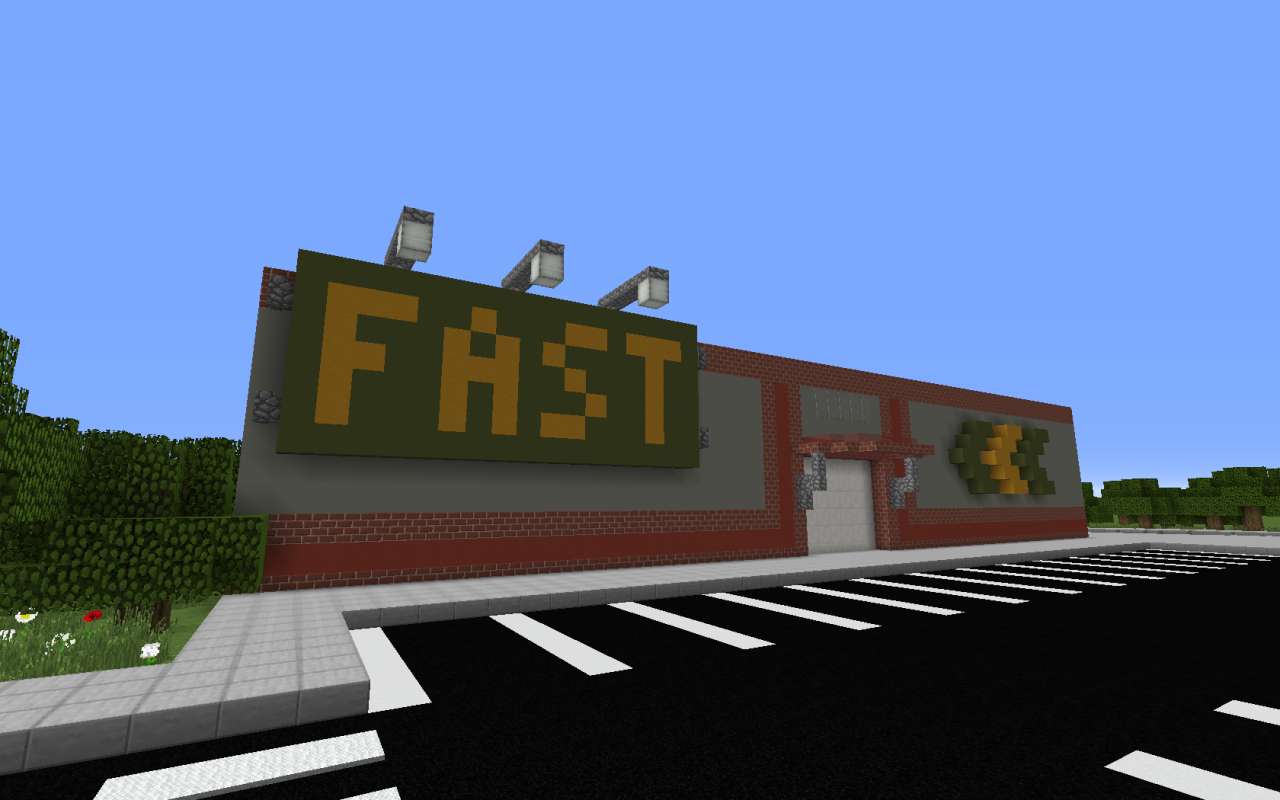 Small Supermarket Minecraft Map