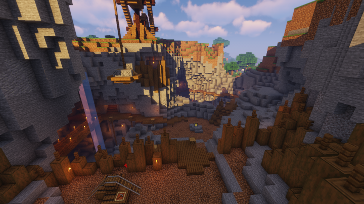 Medieval mine/quarry Minecraft Map
