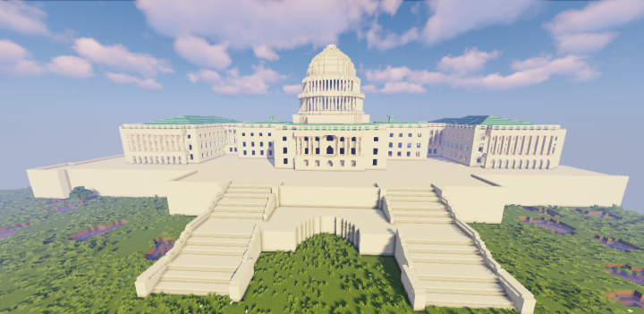 United States Capitol Building Minecraft Map