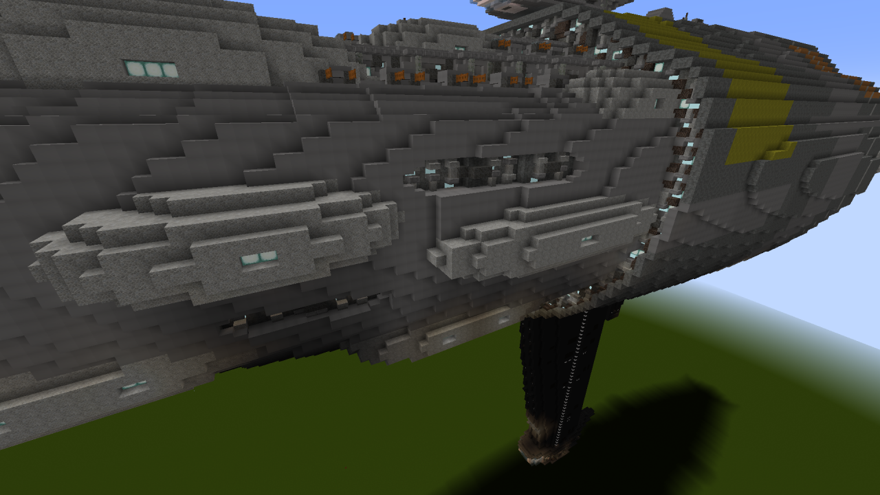 MC75 star cruiser (Star Wars: Rogue One) Minecraft Map
