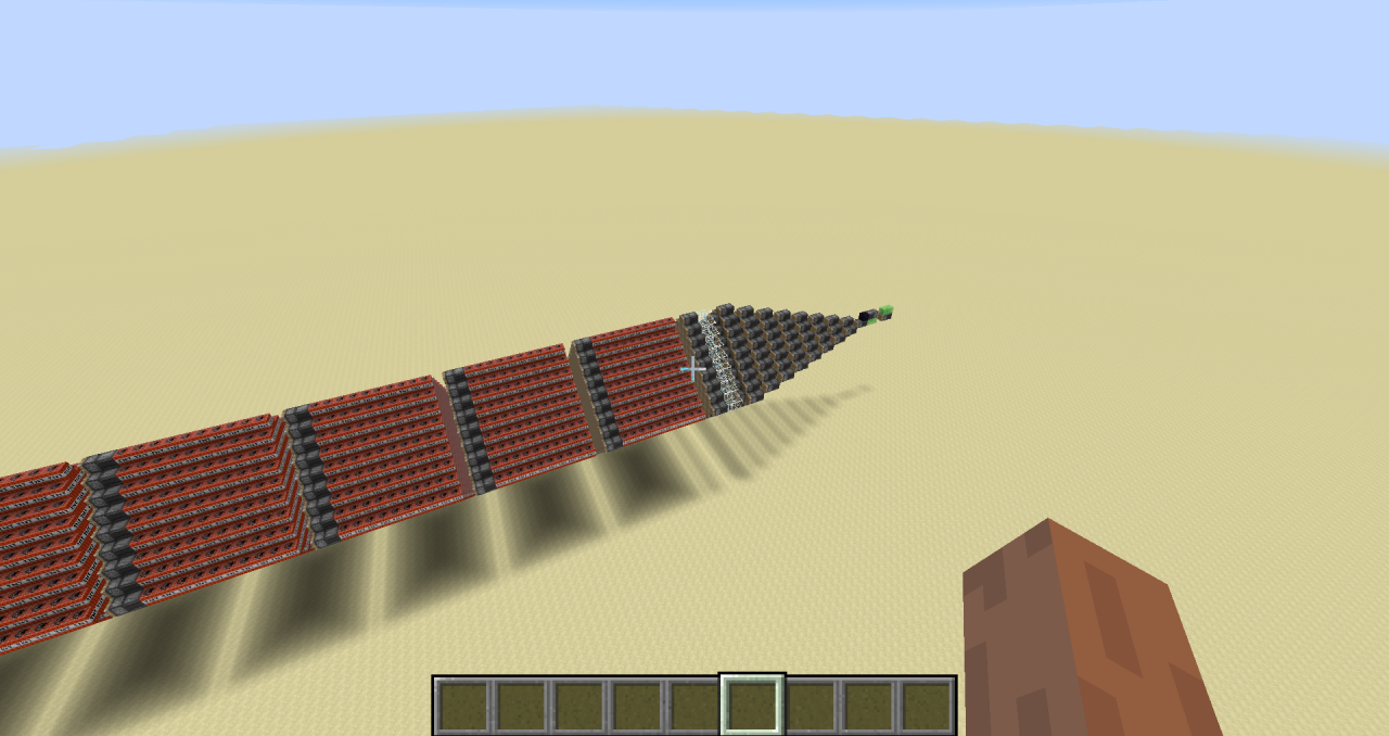 Largest TNT missile 25939 TNT blocks Minecraft Map