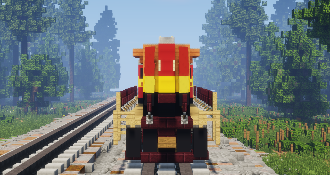 1.5:1 Kansas City Southern GP38 Diesel Locomotive Minecraft Map