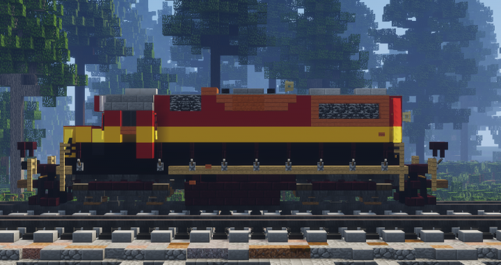1.5:1 Kansas City Southern GP38 Diesel Locomotive Minecraft Map