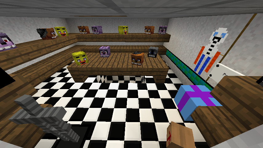 Samgladiator's FNaF 2 Map Minecraft Map