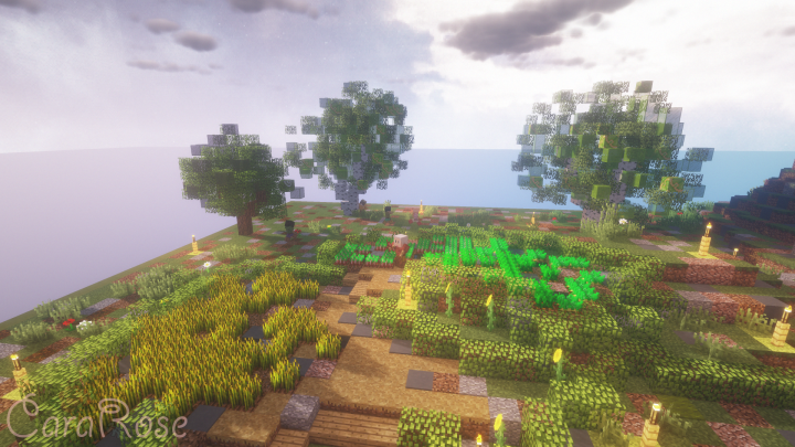 Backyard Lawn Games | Family Farm | Minecraft Timelapse Minecraft Map